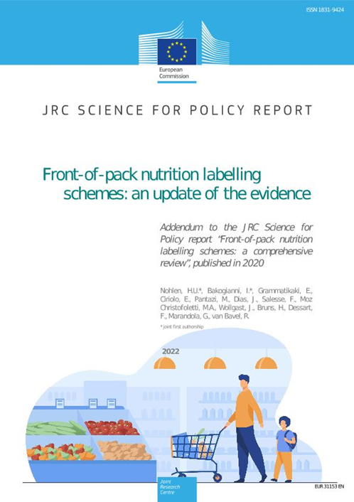 Front-of-pack nutrition labelling schemes: an update of the evidence (a ...